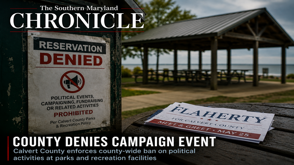 Calvert County denies candidate pavilion request over political ban