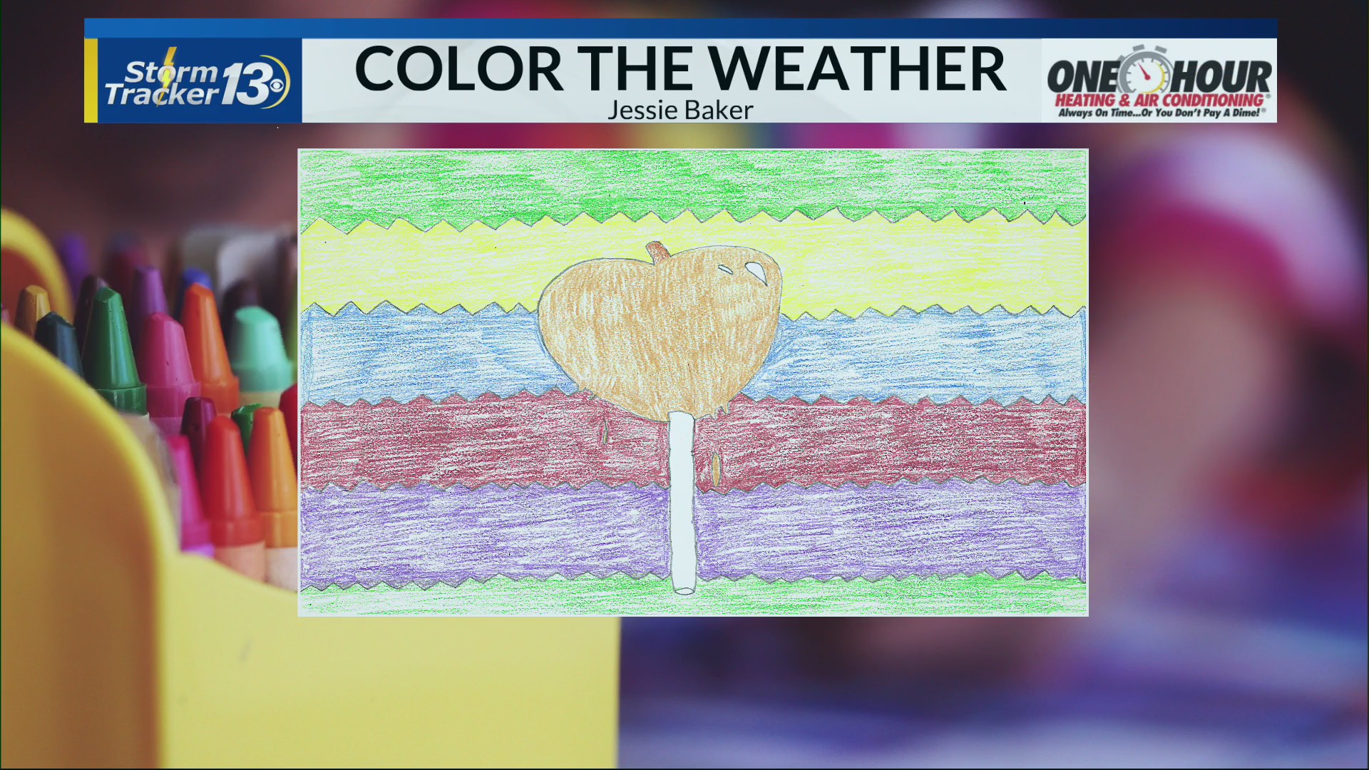 Color the weather: Jessie Baker