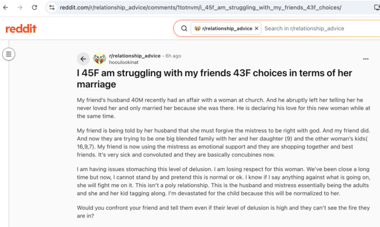 Her friend's cheating husband brainwashed her into becoming best ...