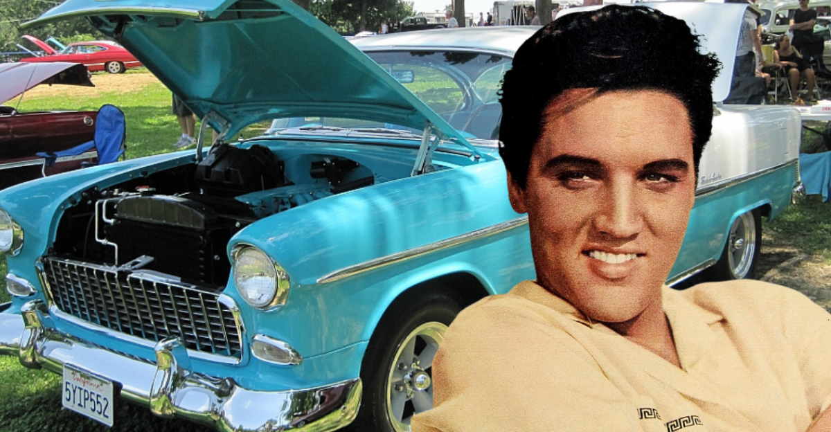 Elvis Presley’s garage looked like a Hollywood fever dream