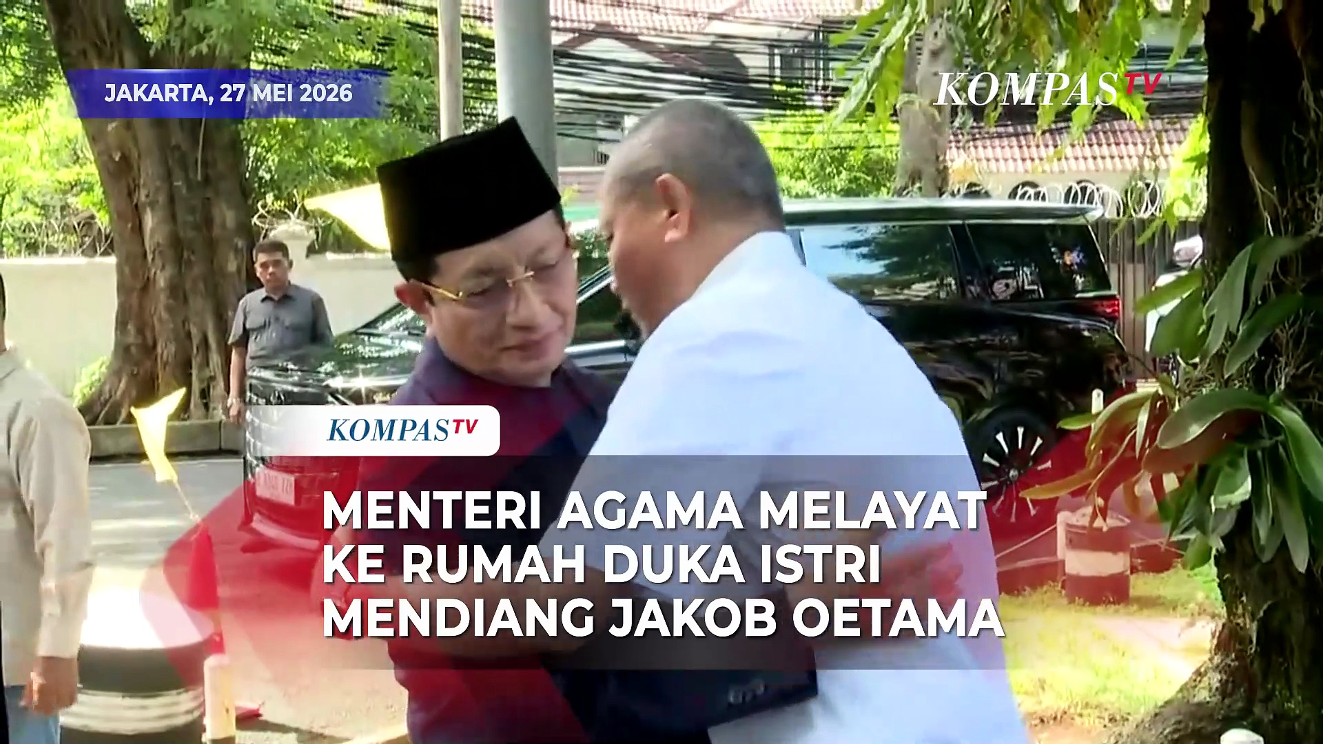 Menag Nasaruddin Umar melayat ke rumah duka Maria Bernadeth Latifah ...