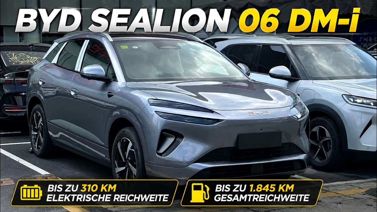 2027 BYD Sealion 06 DM-i mit 310 km Elektro-Reichweite vorgestellt