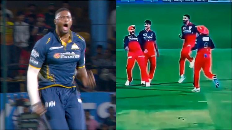 Devdutt Padikkal imitates Jason Holder's celebration after GT all ...