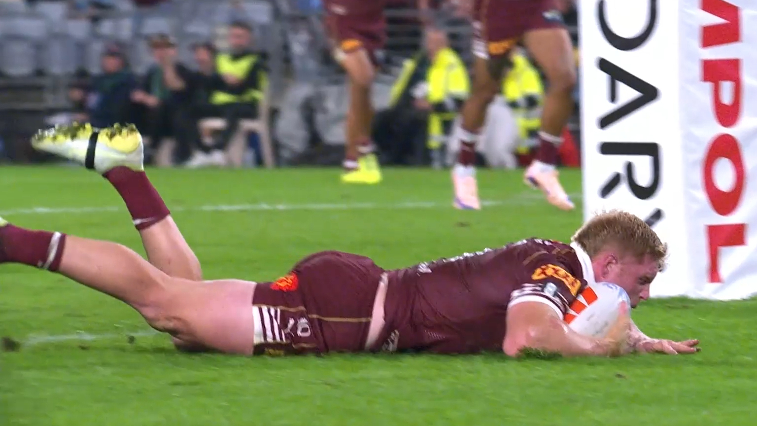 Flegler darts over in Maroons return