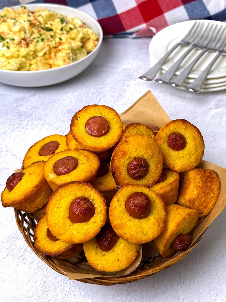 Bite into summer fun at next party with mini corn dog muffins
