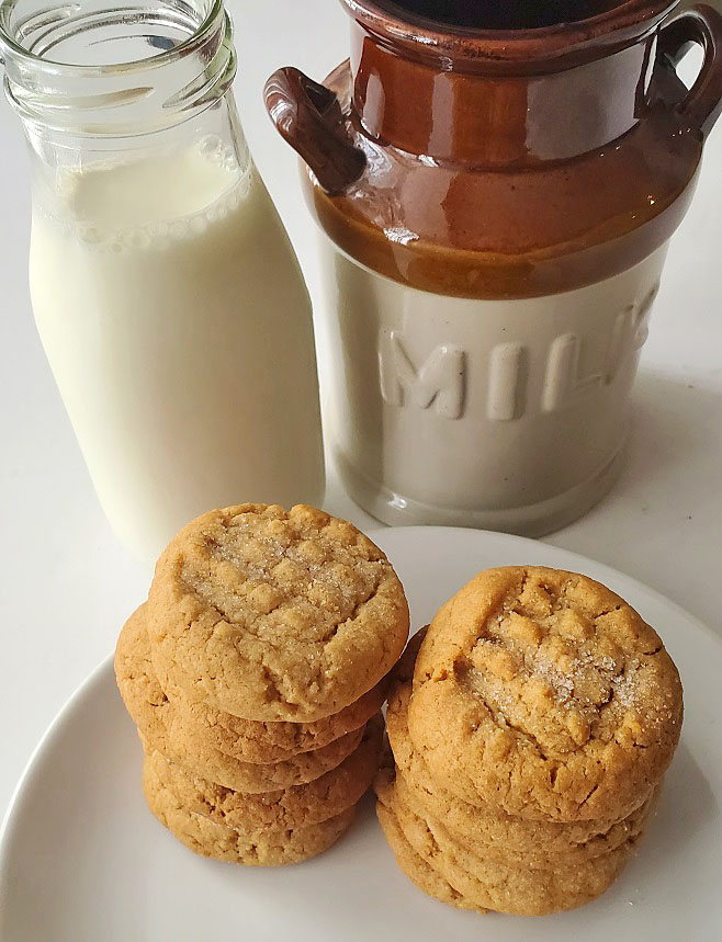 3 ingredient peanut butter cookies