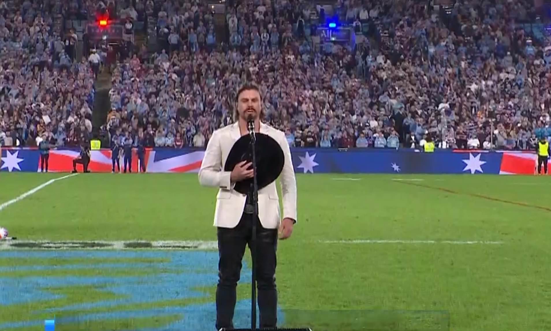 State of Origin fans slam the 'worst anthem ever' as Robbie Mortimer ...