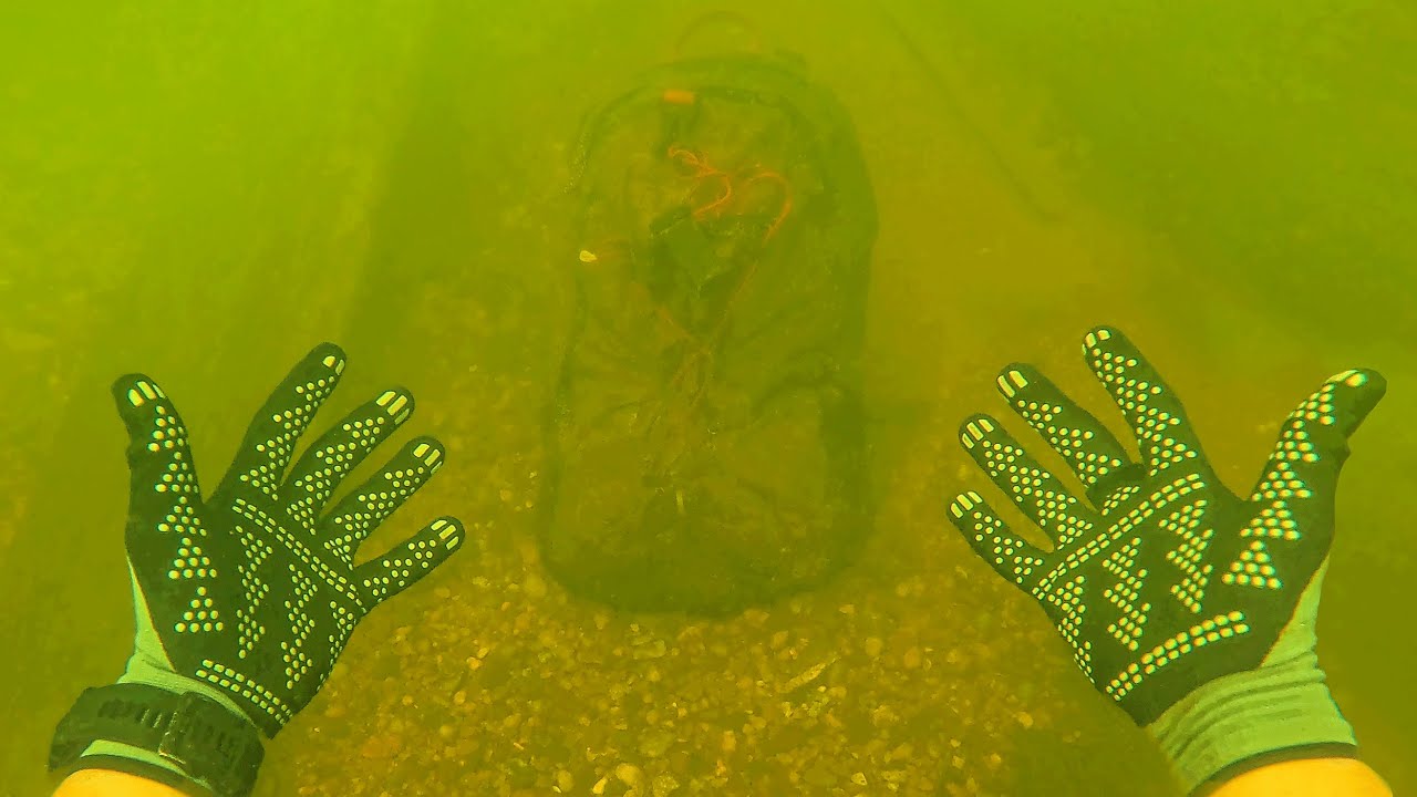 He opened a backpack from the river - then found knives, bones and ...
