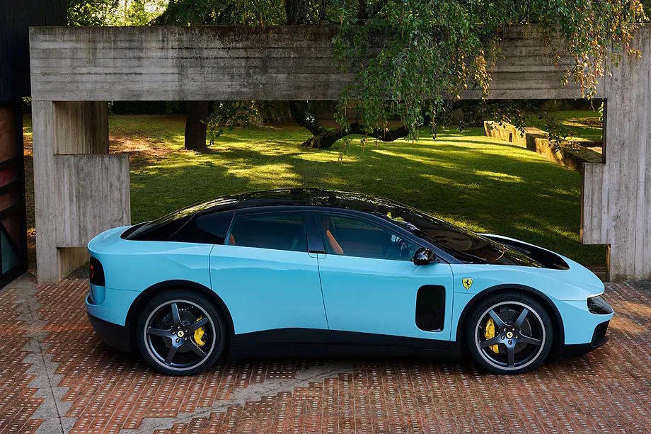 Ferrari Luce: an electric car that could have been born in Silicon Valley