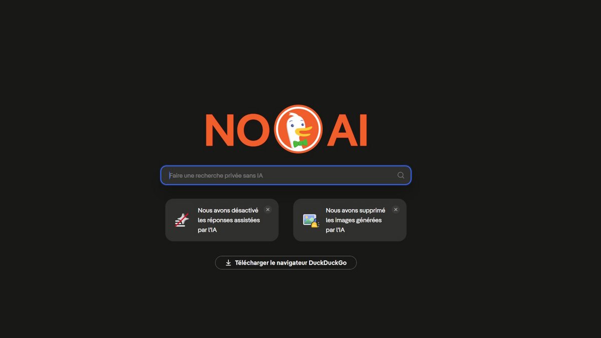 DuckDuckGo profite du ras-le-bol autour de l'IA dans Google Search