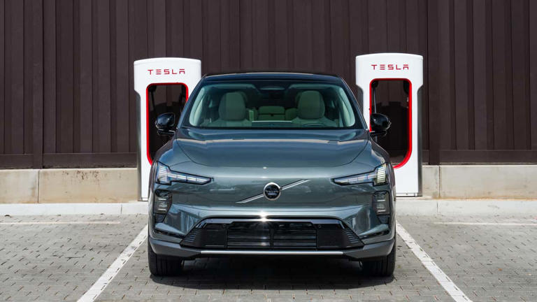 Charging a Volvo EV at a Tesla Supercharger in Europe will get way easier