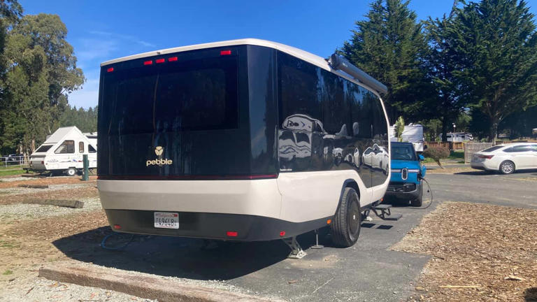 I tried the future of EV camping in the Pebble Flow