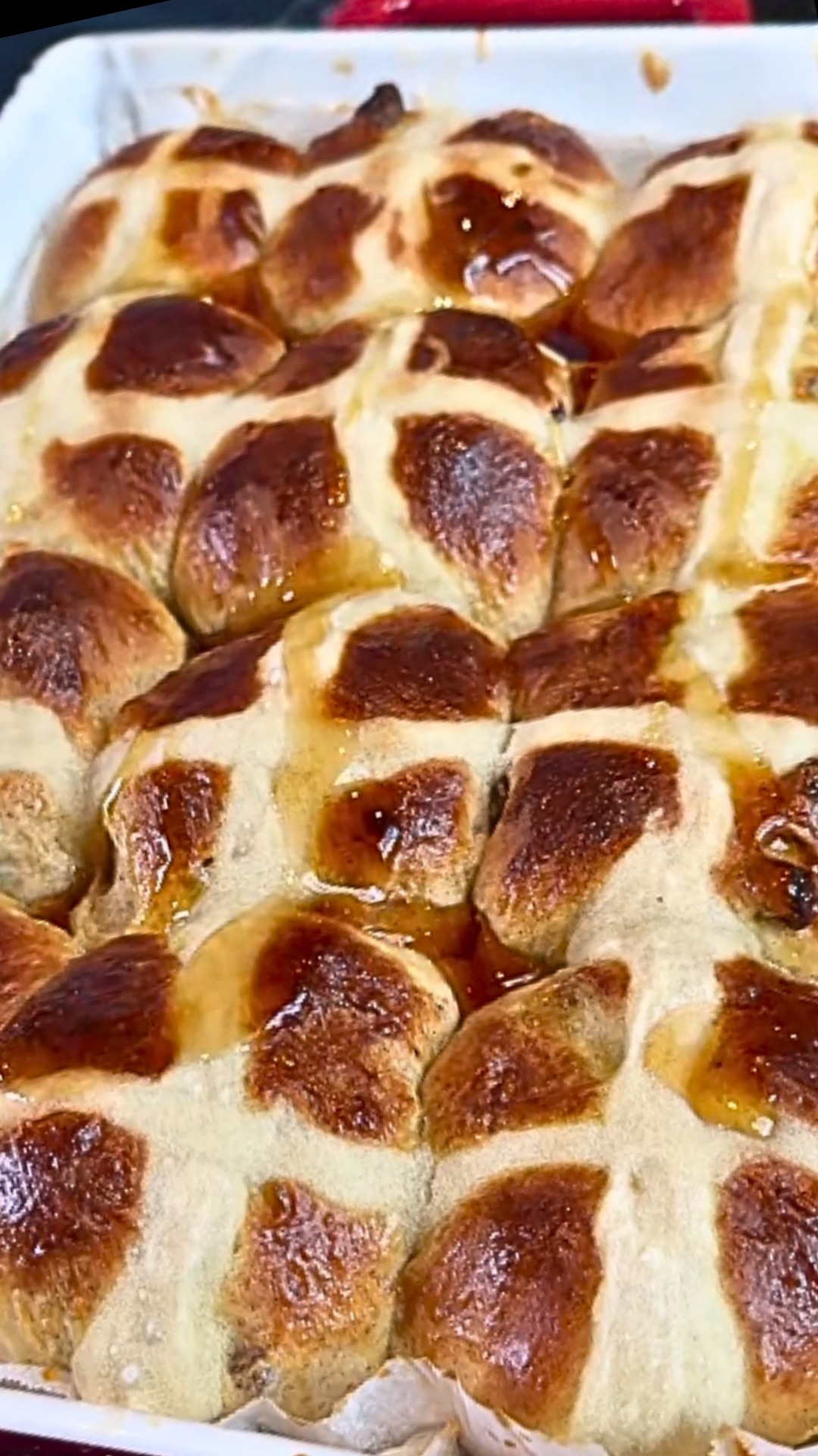 Hot cross buns homemade recipe soft and fluffy