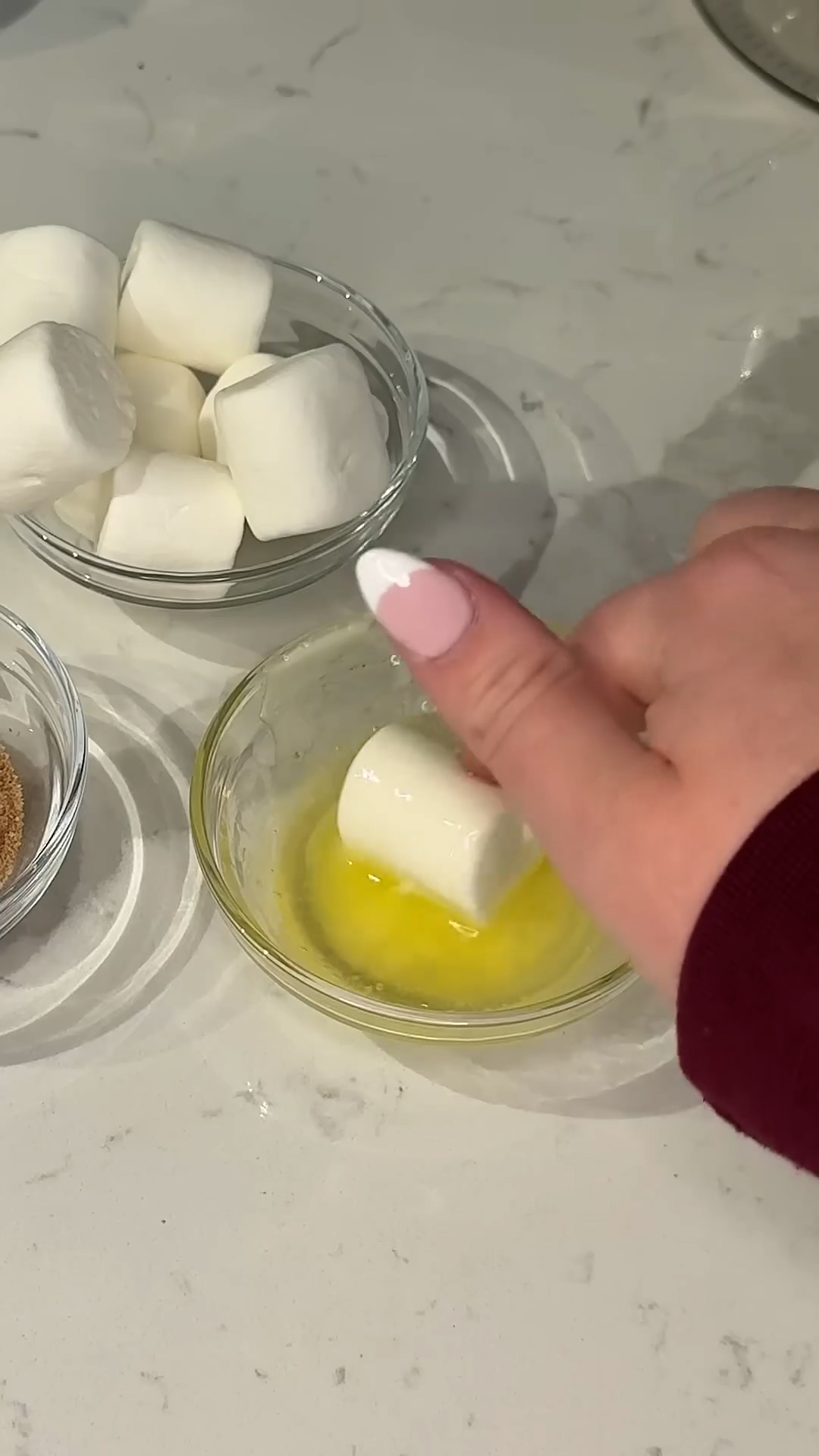 Refrigerated crescents stuffed with marshmallows and spices