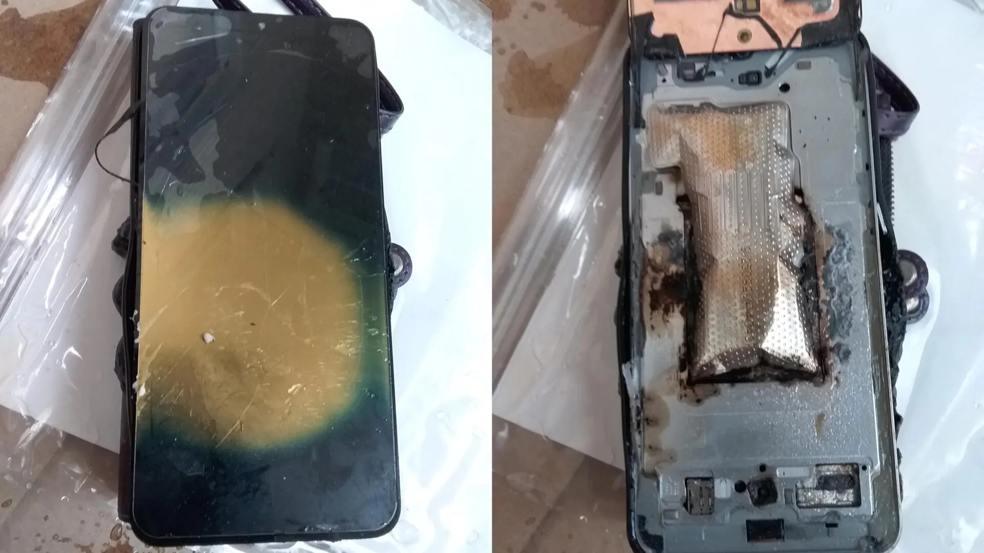 Terceira explosão em 2026 relatada num smartphone Galaxy S