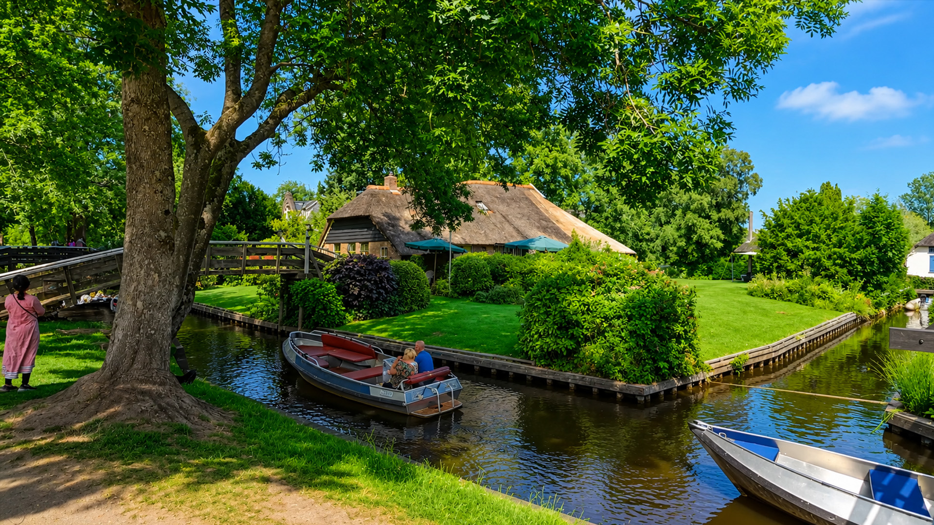 Giethoorn offre une escapade paisible dans la campagne néerlandaise (4K)