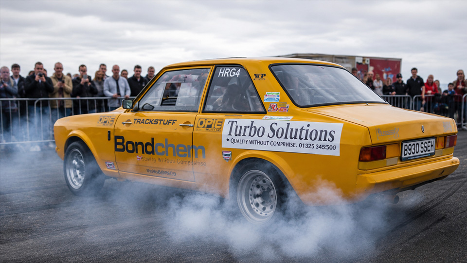 Drag and drift turns into smoke chaos