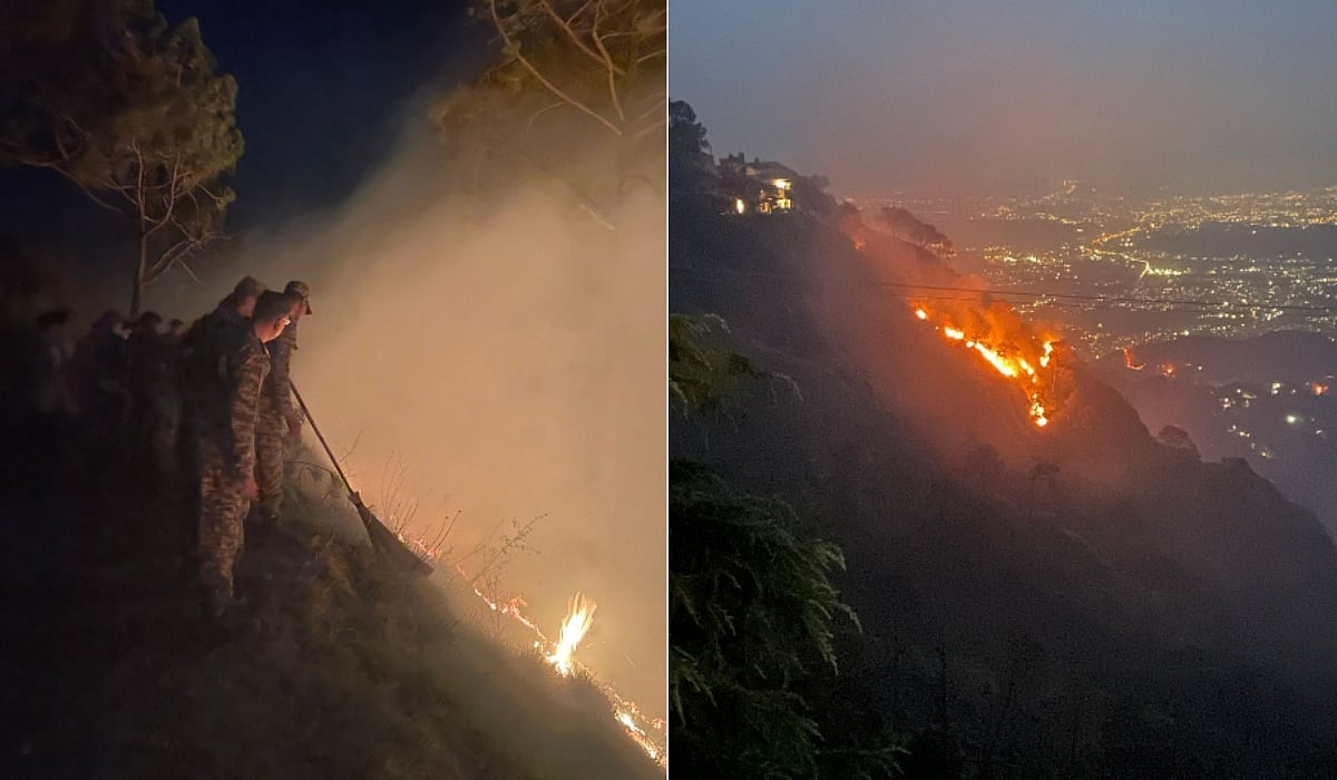 Indian Army, IAF contain forest fire in Himachal's Kasauli after 15 ...