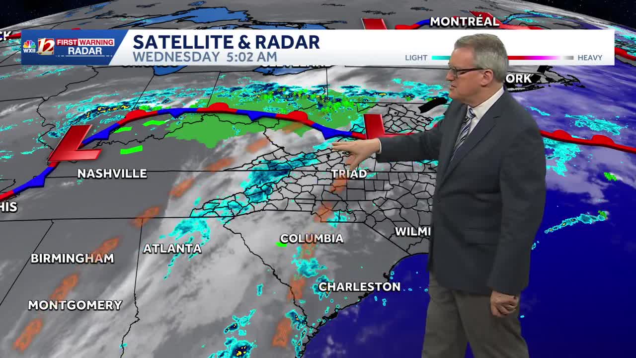 Muggy & warm Wednesday weather includes a chance for heavy rain and ...
