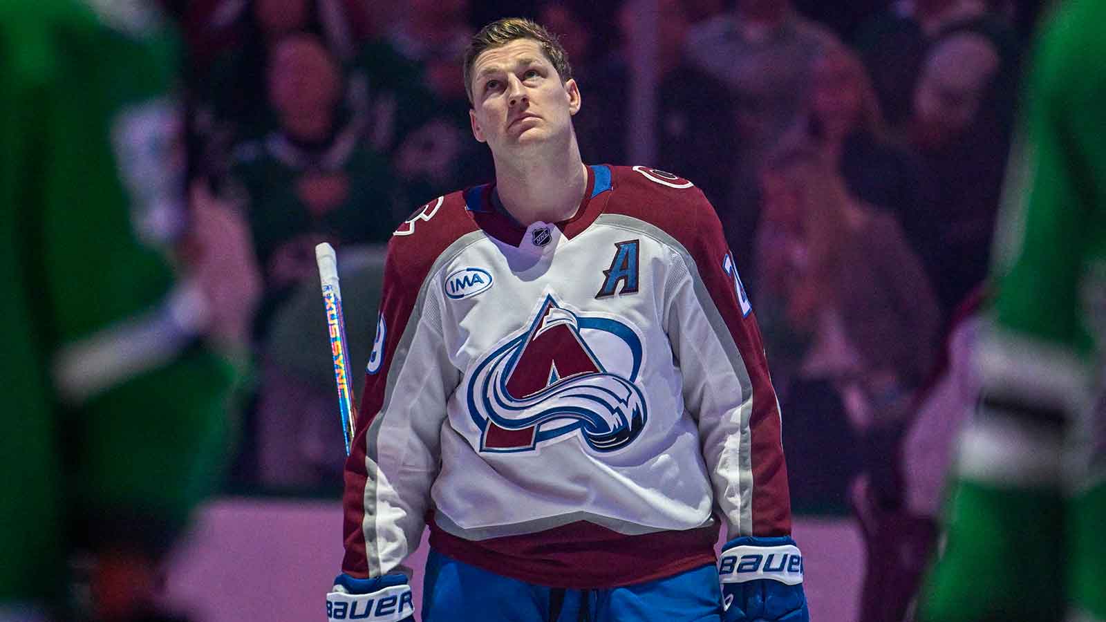 Avalanche’s Nathan MacKinnon hits career low point after Golden Knights ...