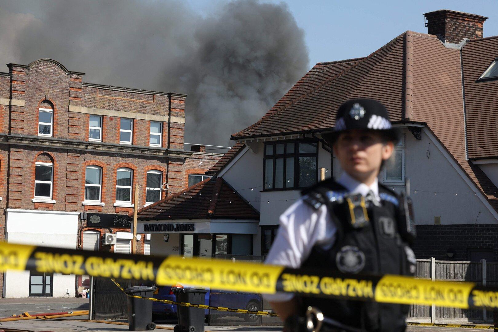 Großeinsatz in London: Feuer in koscherem Supermarkt ausgebrochen