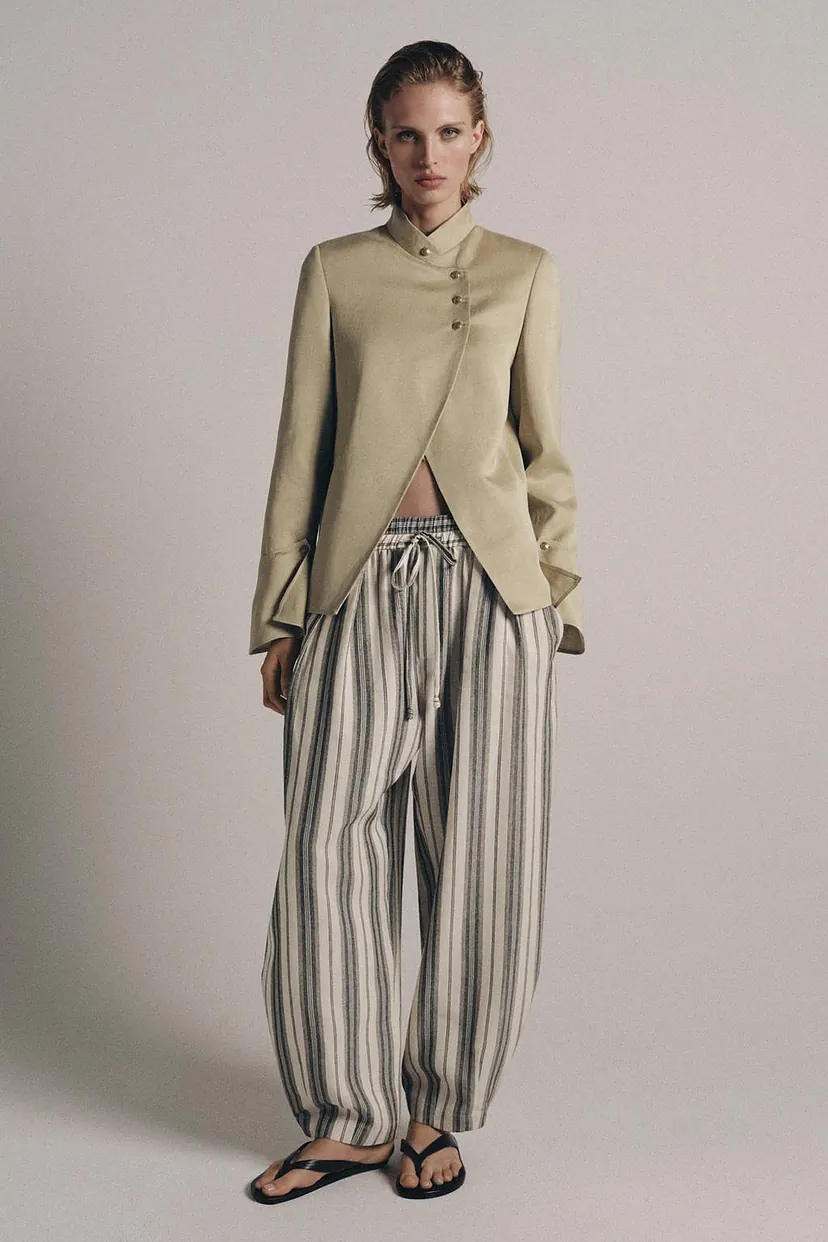 The 8 most beautiful and elegant striped trousers from Zara