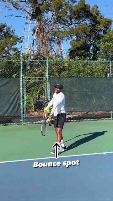 Tennis toss tip to improve your serve