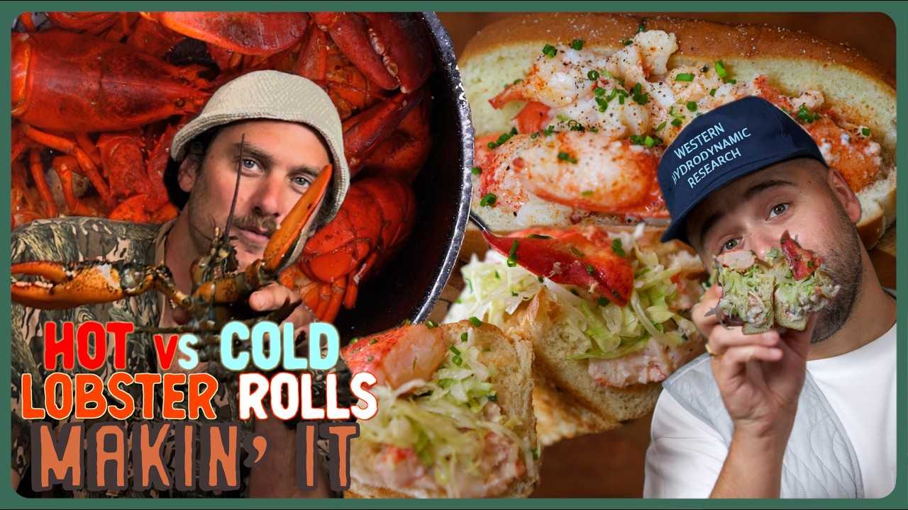 Compare hot and cold lobster rolls for the ultimate feast