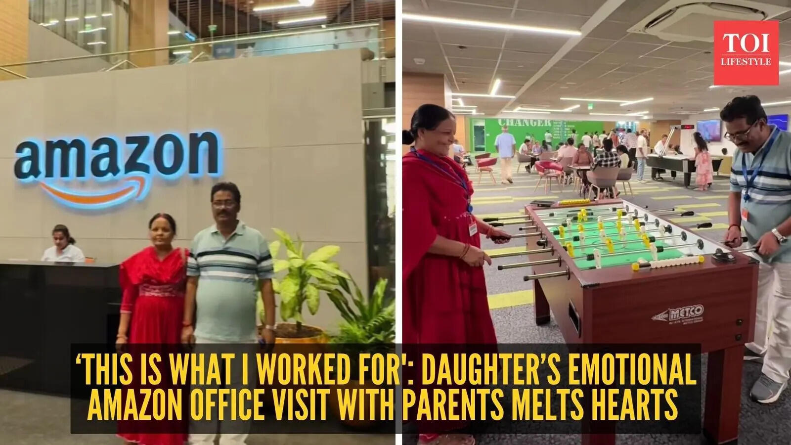 'This is what I worked for': Daughter’s emotional Amazon office visit ...