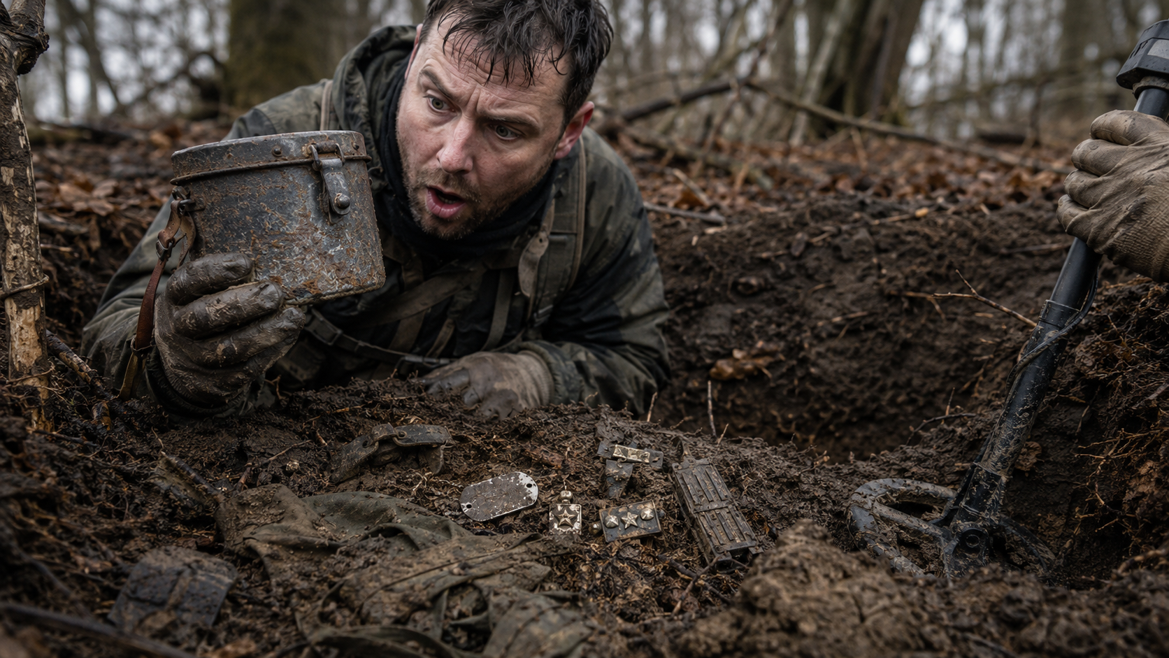 April 1945 time capsule reveals a German frontline position