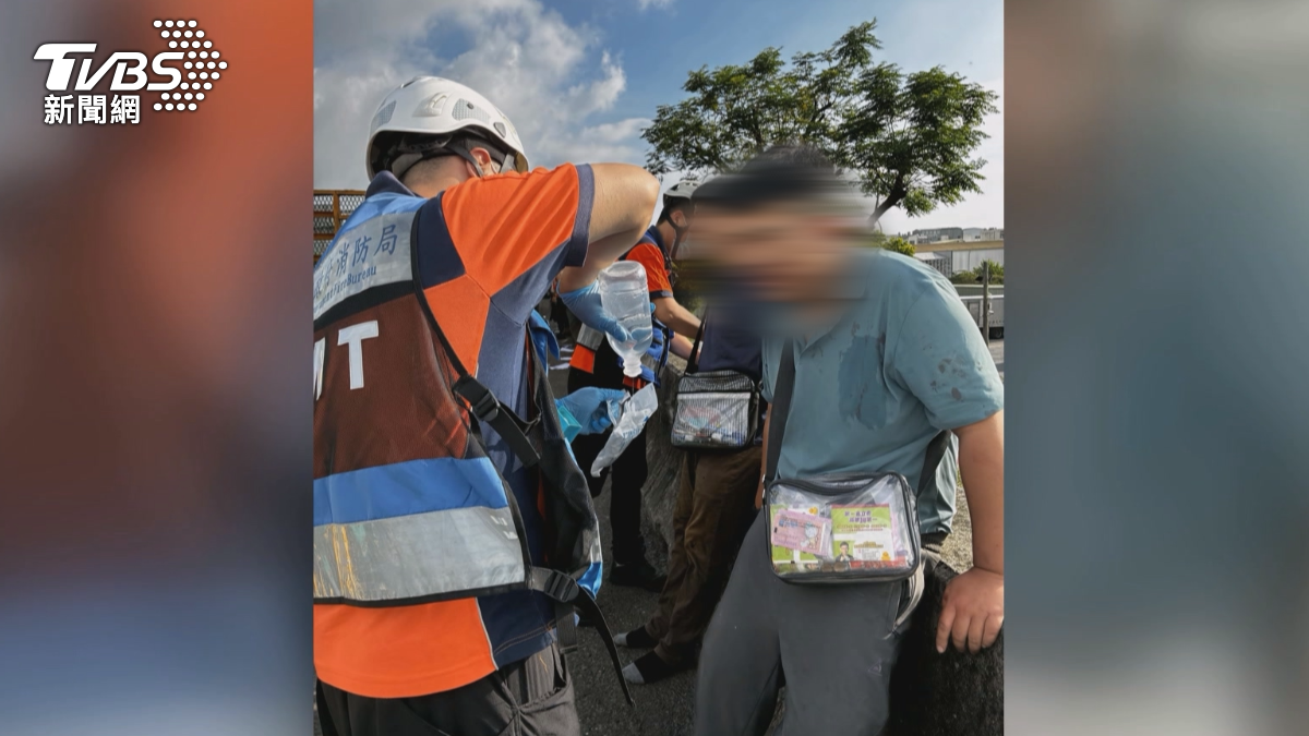 獨／我有EMT!遭聯結車撞父子受困 推拿師為救人滿手傷