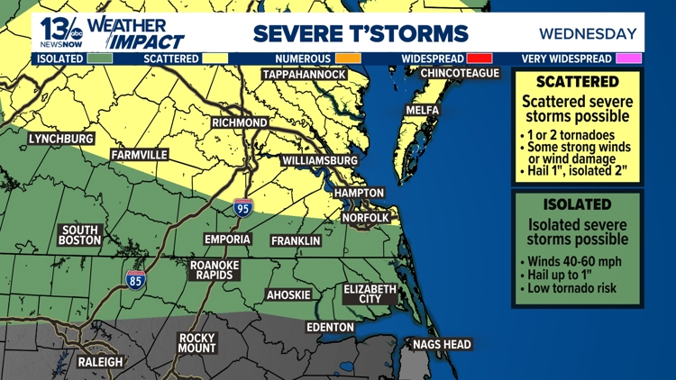 Severe thunderstorm watch issued for much of Virginia, flash flood ...