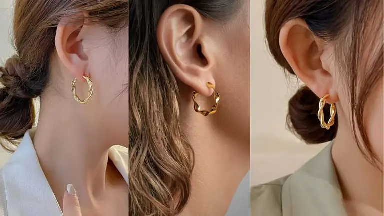 Gold hoop earrings for women: Styles from everyday chic to party glam