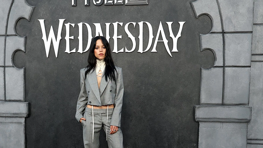 Jenna Ortega redefines gothic tailoring with daring McQueen suit