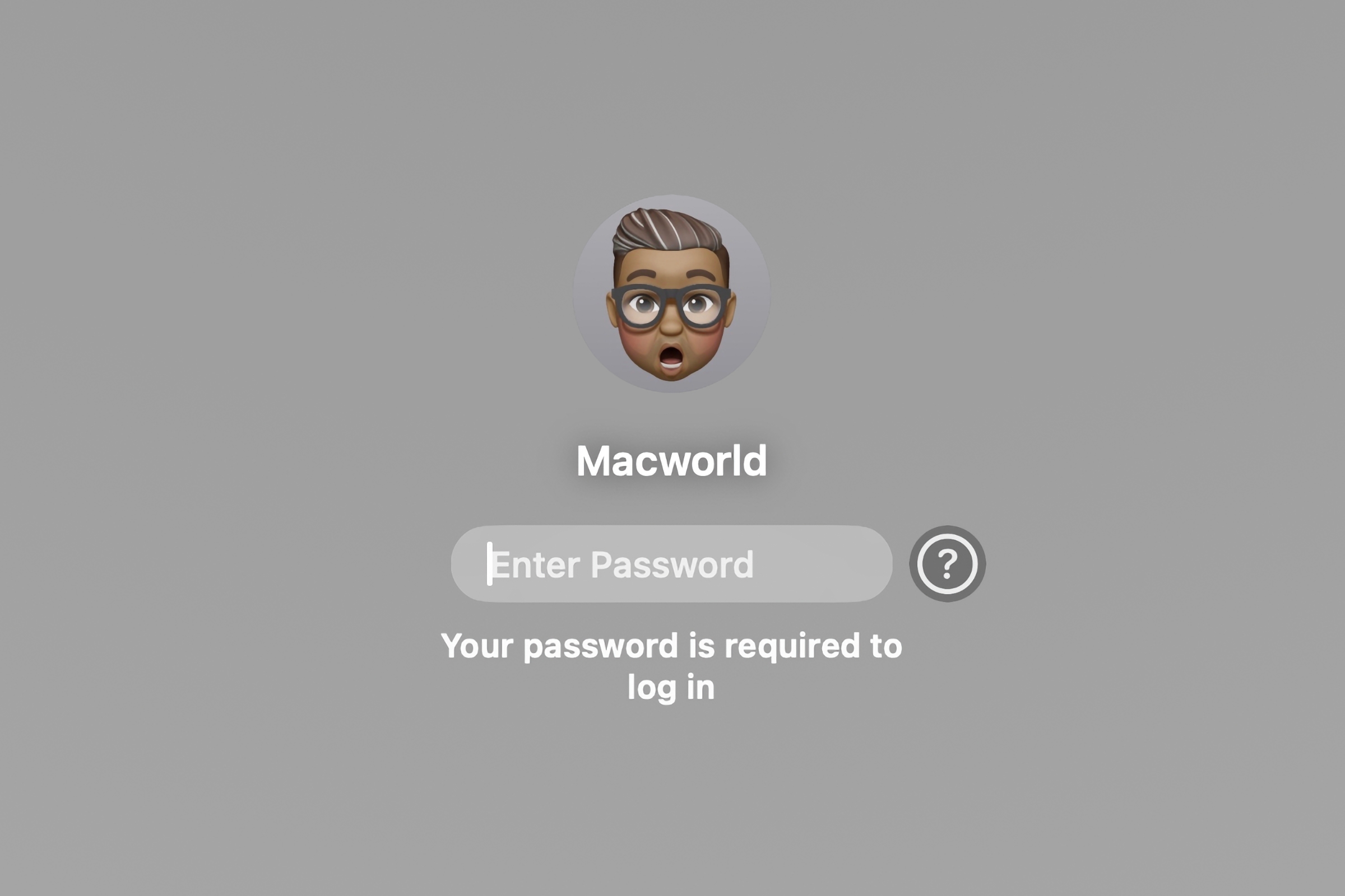 Falsches macOS-Passwort und eine kurze Pause danach? Das ist ein neuer ...