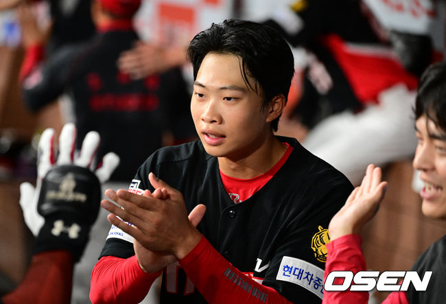 박재현, 나성범 싹쓸이 적시타 좋아