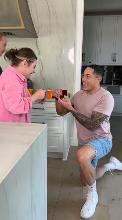 The cup game proposal that took everyone by surprise