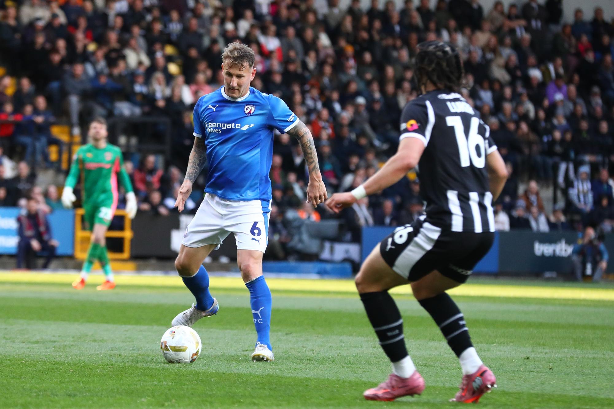 Positive vibes to veteran defender's new contract talks at Chesterfield