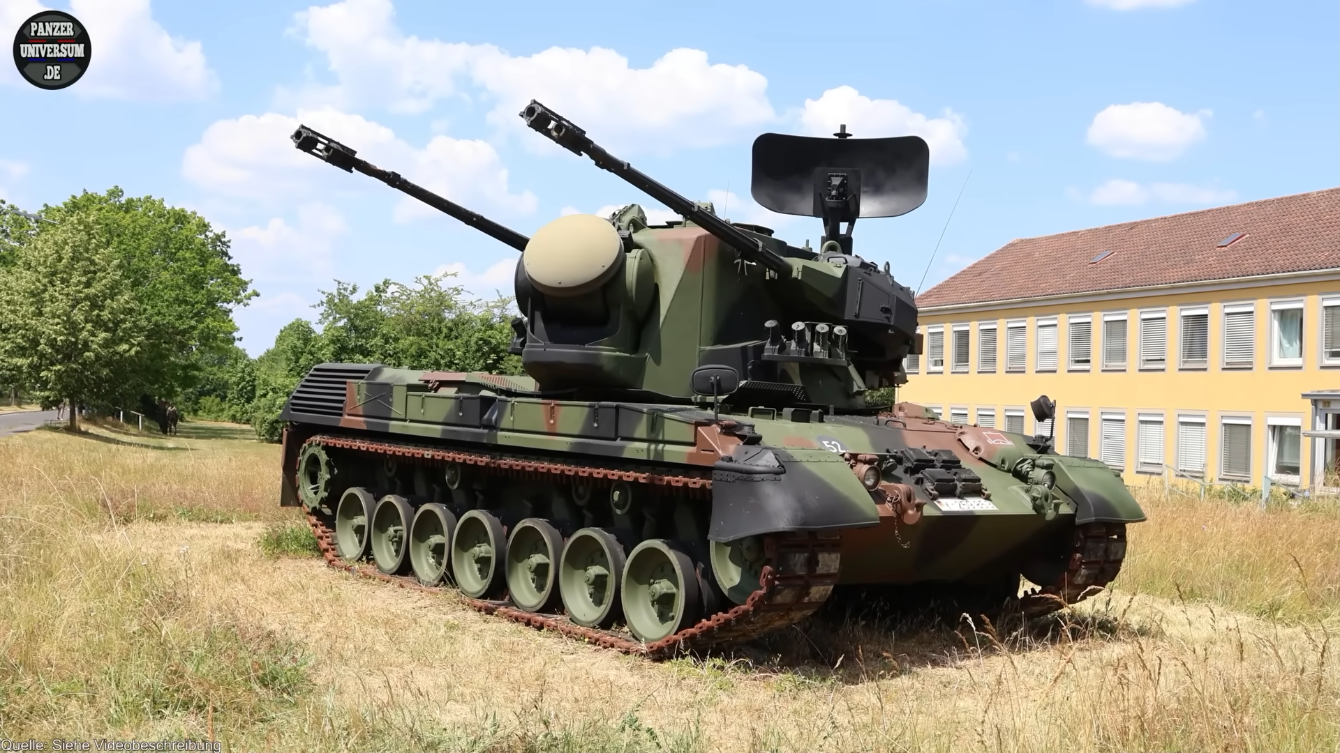 The Leopard Skyranger 35 hunts Shahed drones with 1,000 rounds per minute