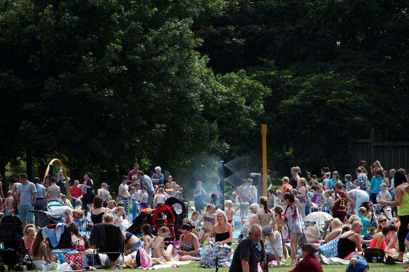 Blyth 'feels like Benidorm' with opening of outdoor splash pad as ...
