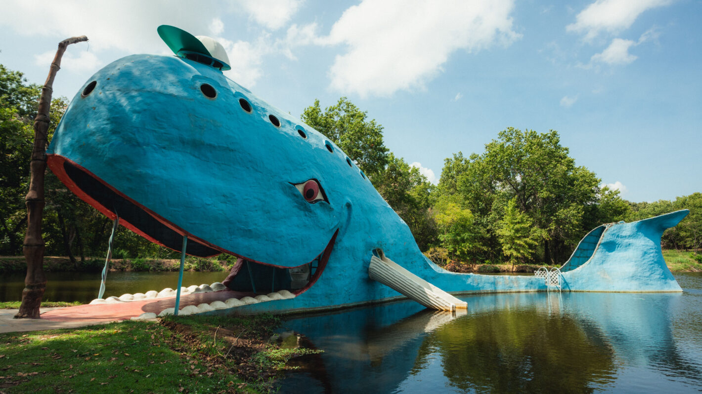 Route 66’s famous Blue Whale gets massive makeover for 100th anniversary