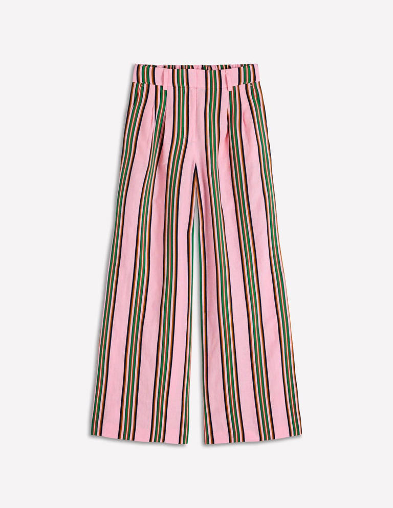 Striped trousers are the cool jeans alternative we're living in this summer