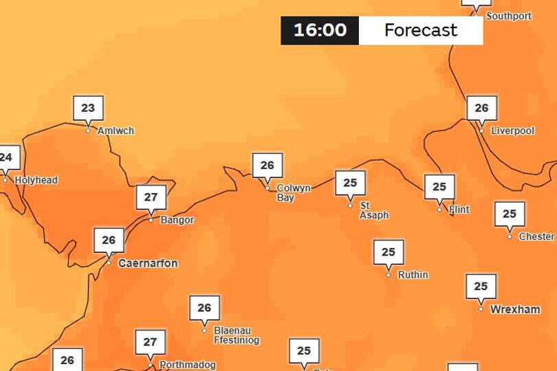 North Wales officially enters heatwave and here's when it will end