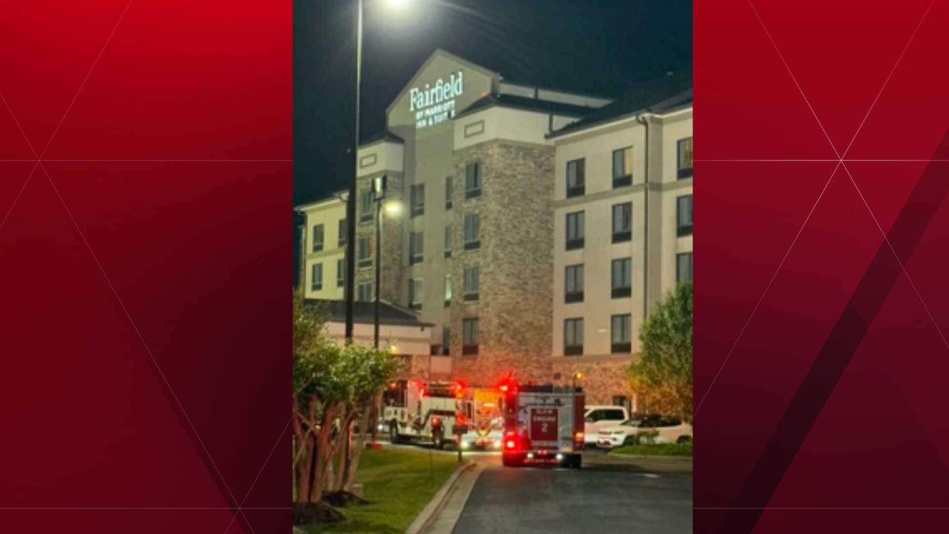 Fire crews respond to a hotel in Elkin