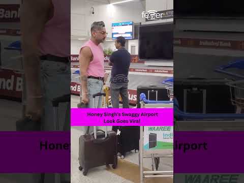 Yo Yo Honey Singh Spotted at the Airport trending shortsviral spotted