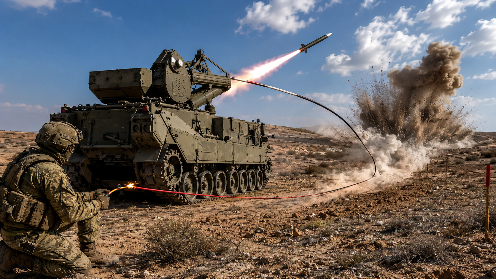Why some modern military weapons are still lit by hand