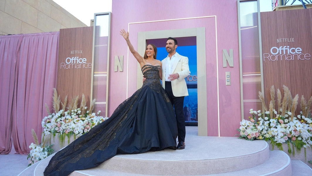 Jennifer Lopez praises 'magic' chemistry with Brett Goldstein at premiere