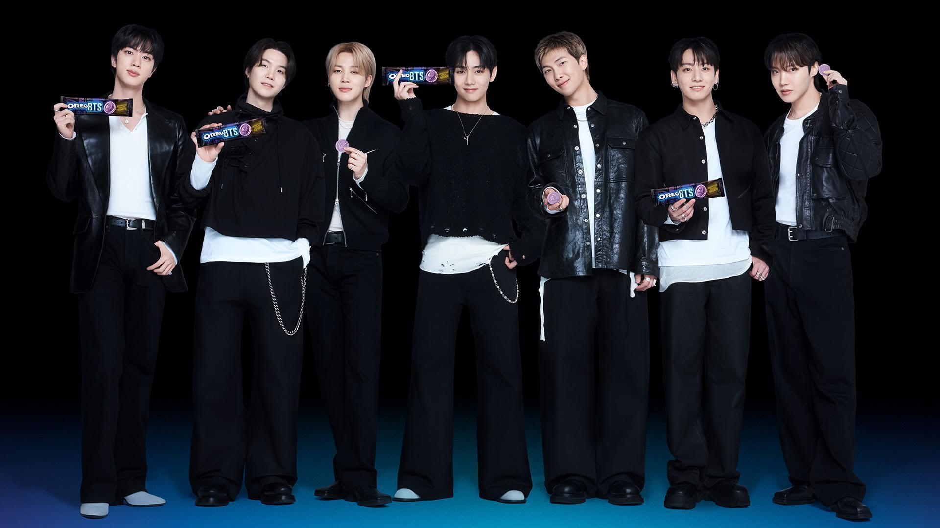 Cookie brand, BTS create purple hotteok-flavored snack