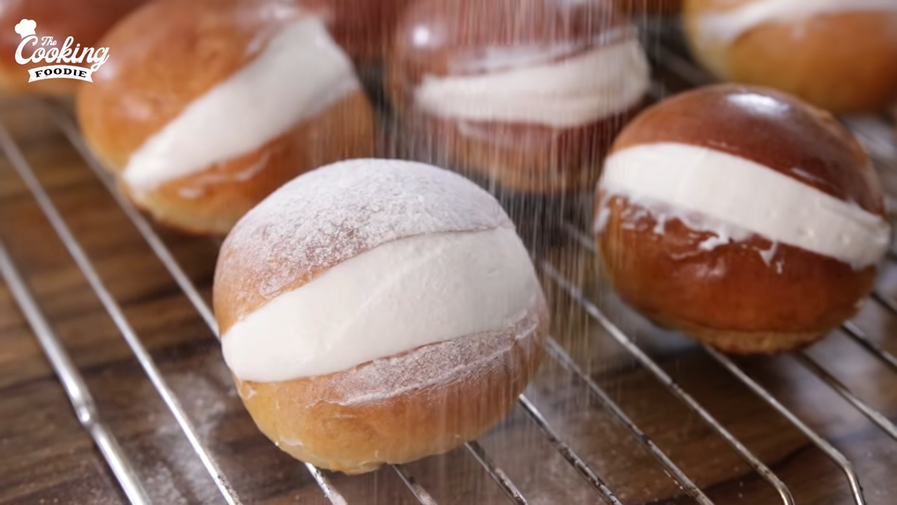 Maritozzi are Italian cream buns