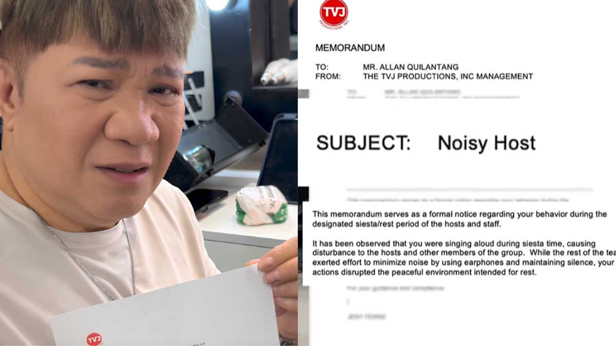 Allan K, napatawa ang viewers matapos makatanggap ng memo